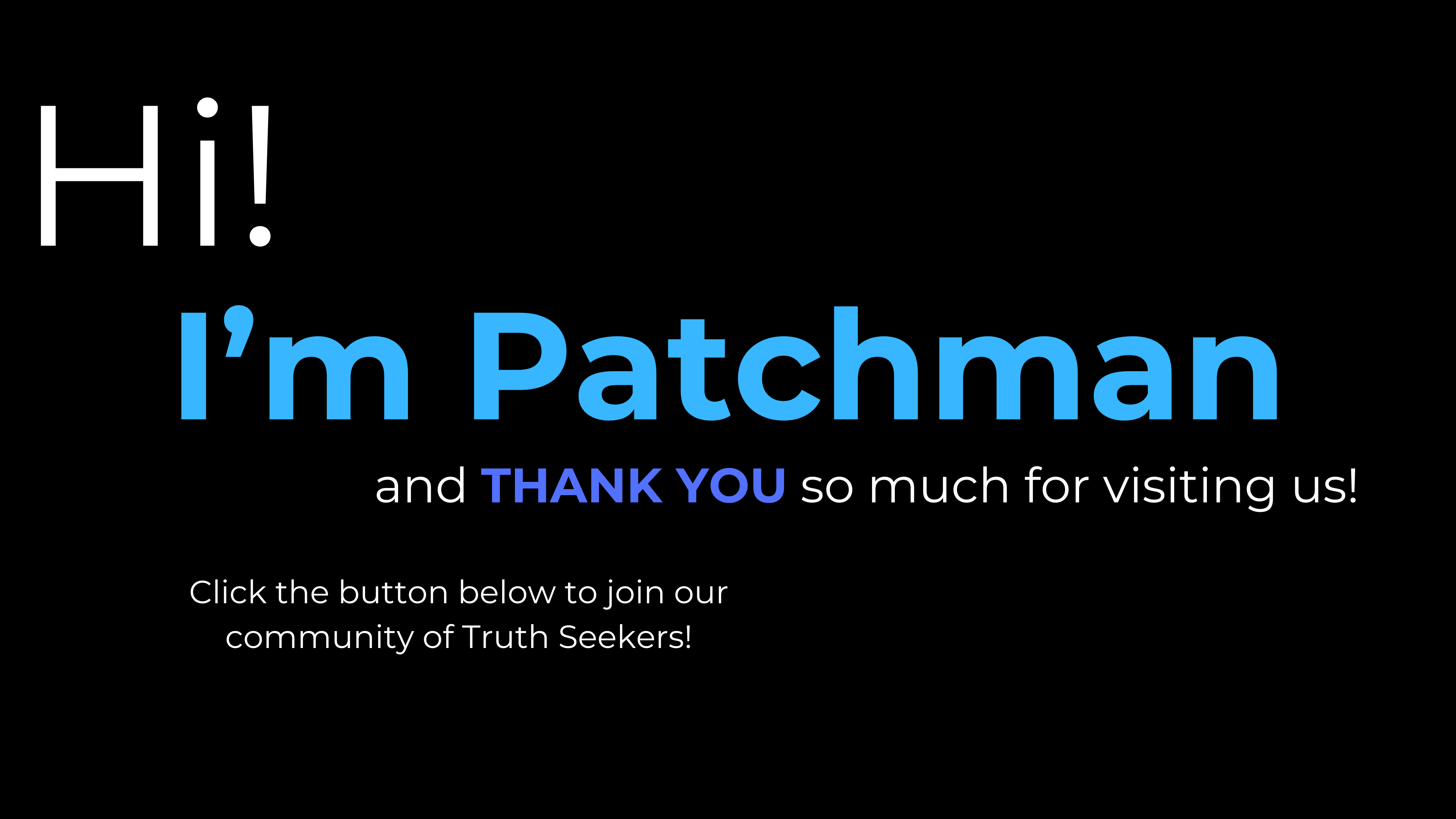 Patchman welcome note – Spirit Science